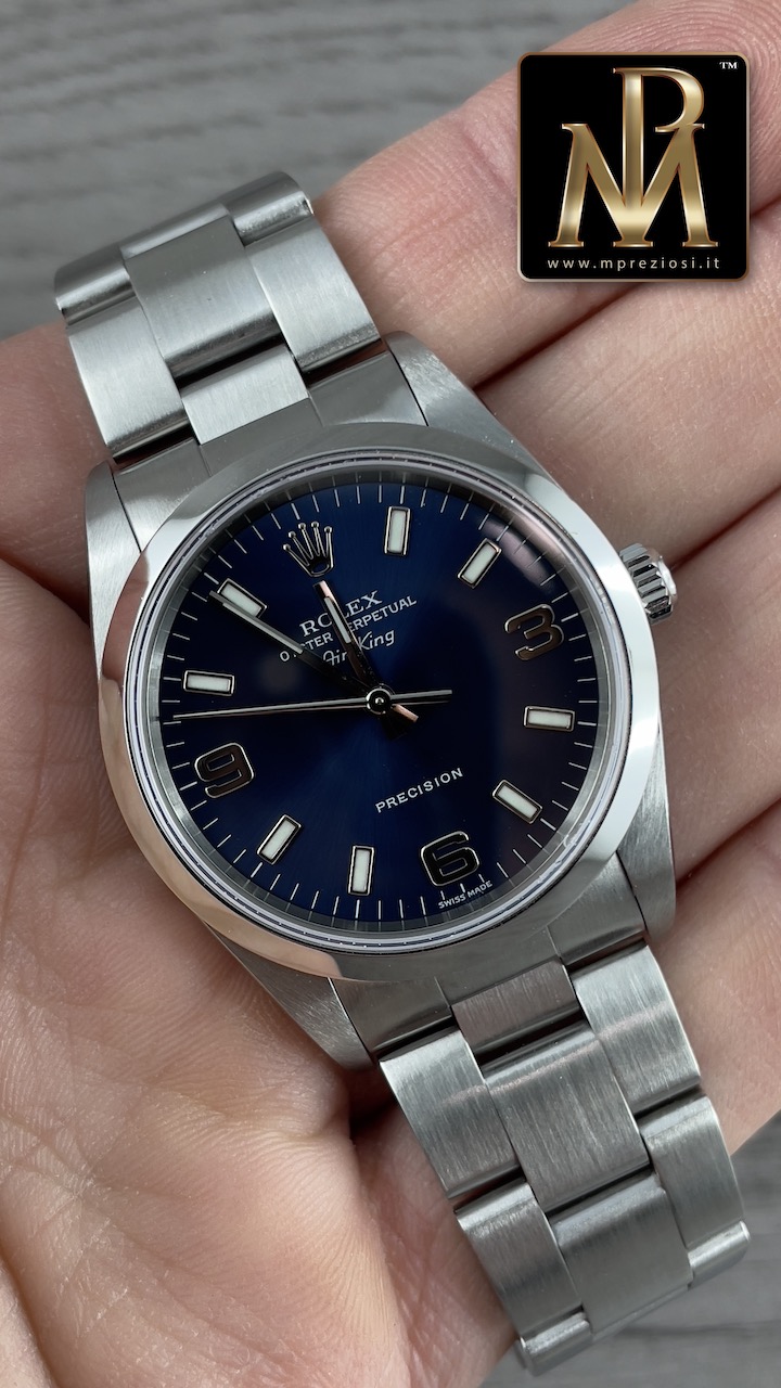 Rolex Airking 14000M Blue Dial | Rolex usati di Mpreziosi
