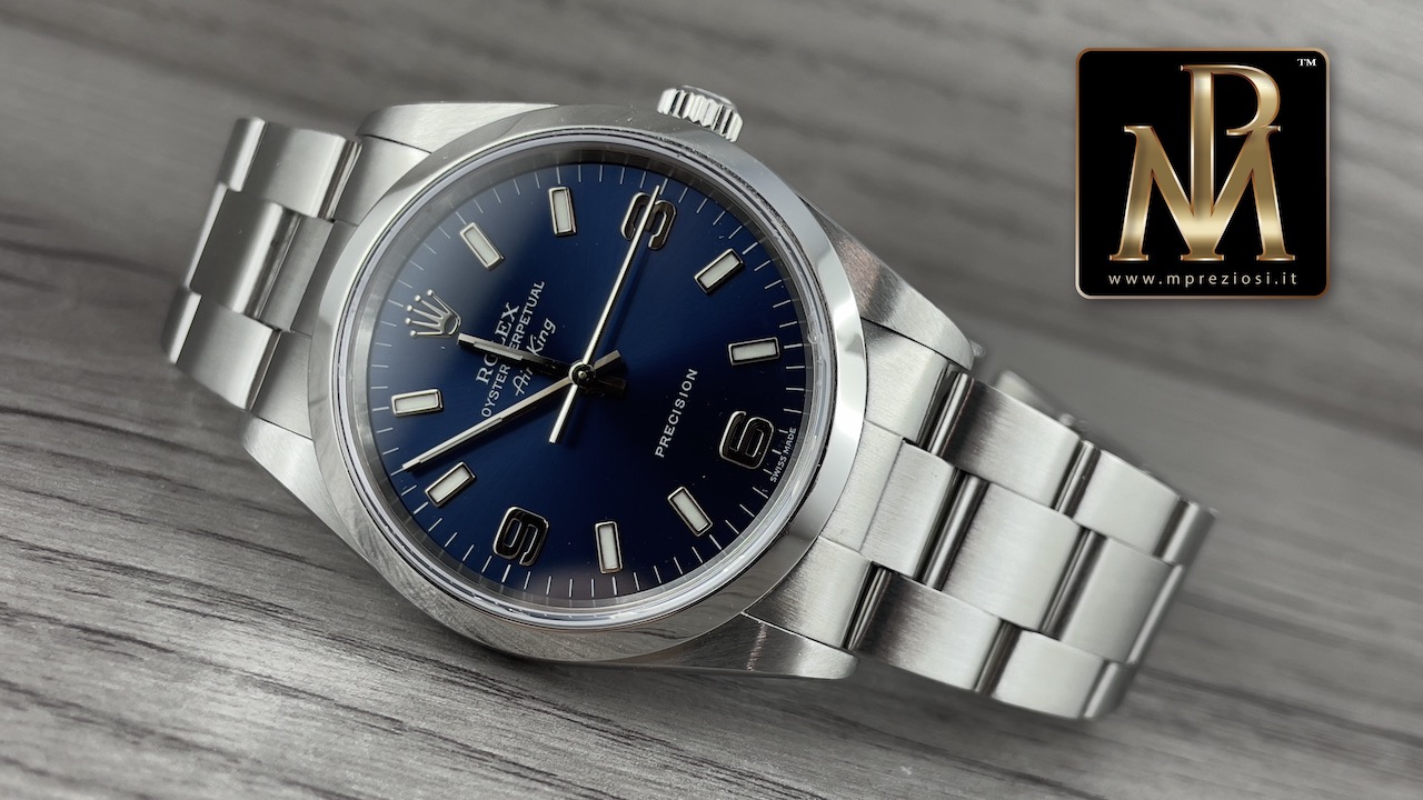 Rolex Airking 14000M Blue Dial | Rolex usati di Mpreziosi