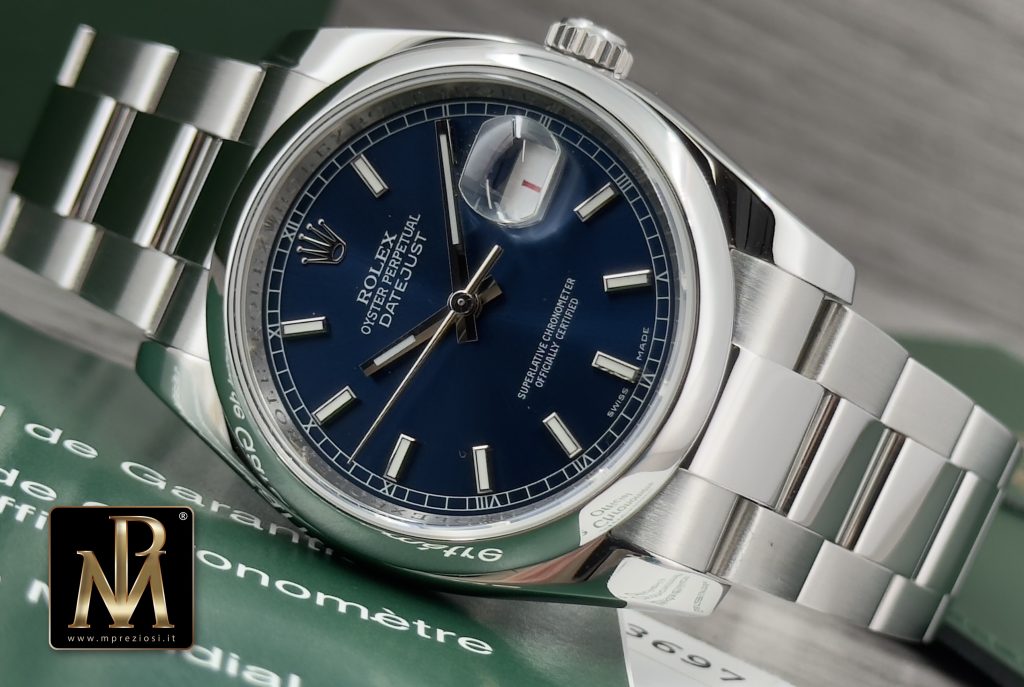 Rolex Datejust 116200 Scatola e garanzia quadrante blu | Rolex usati a ...