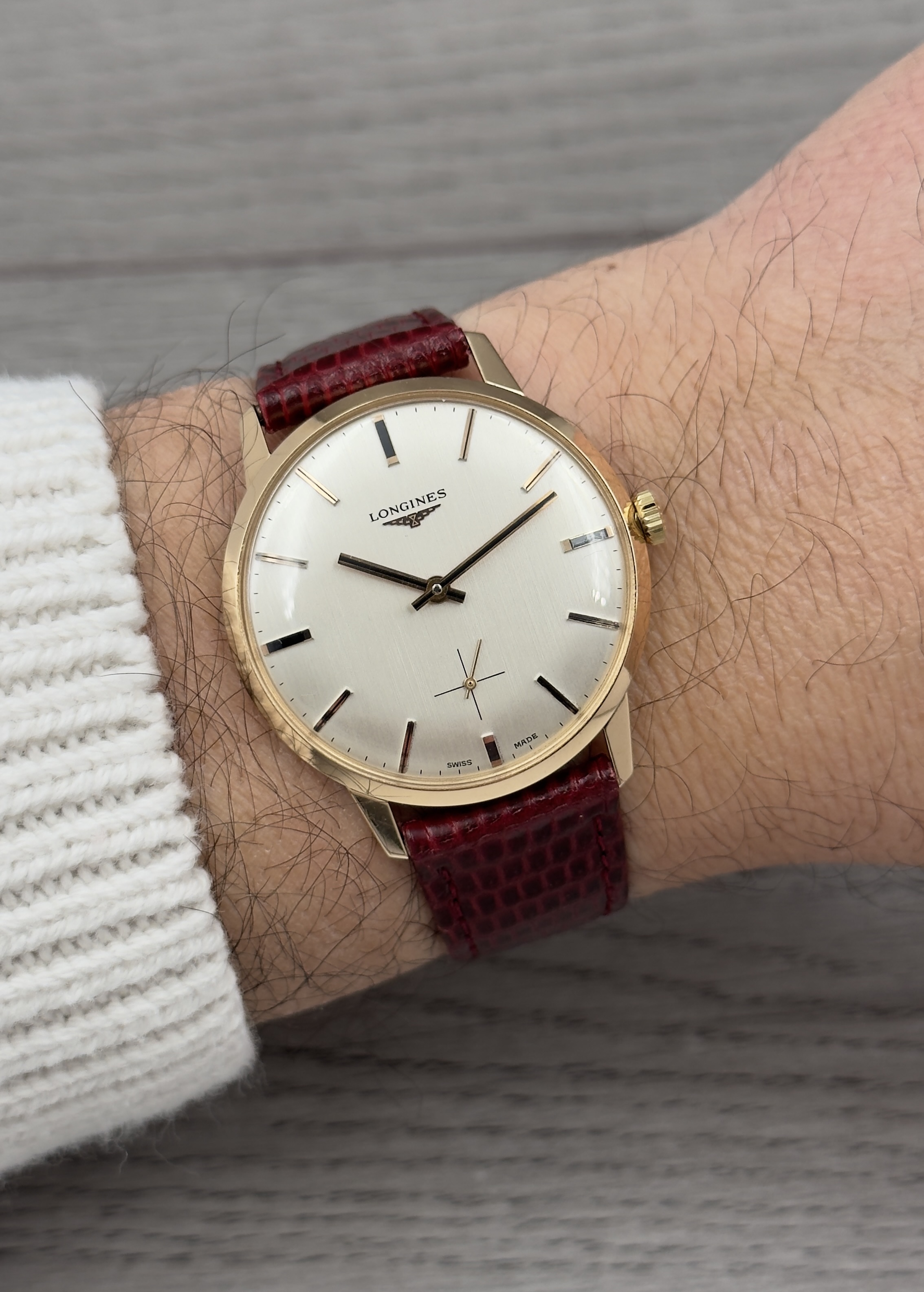 Longines ref 1018 18kt gold cal 703 serviced | Compro orologi usati Milano