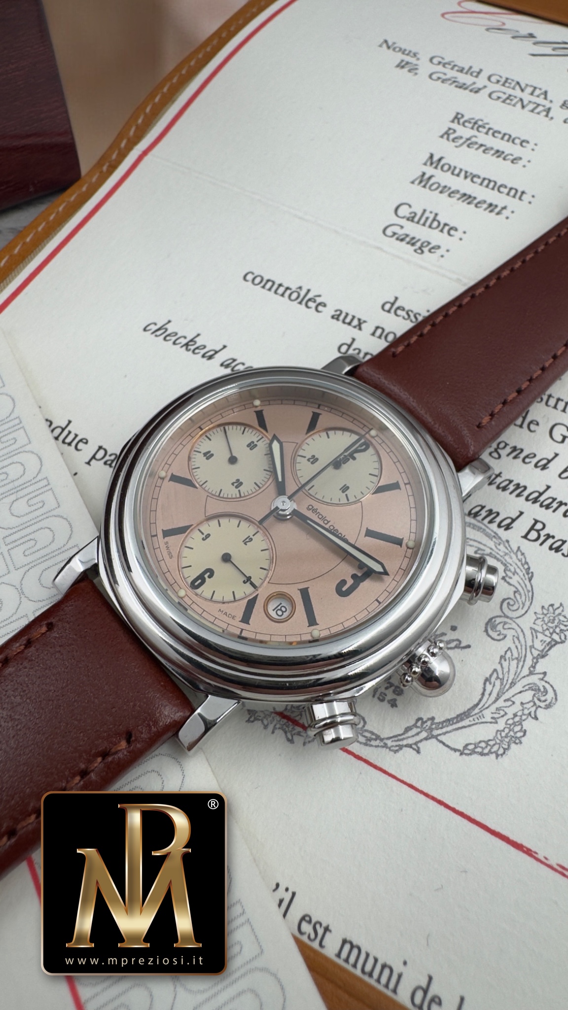 Gérald Genta Octo Ref. 3550.7 – Quadrante Salmone Bronzo (1996 ...